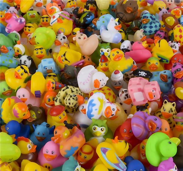tiny rubber ducks