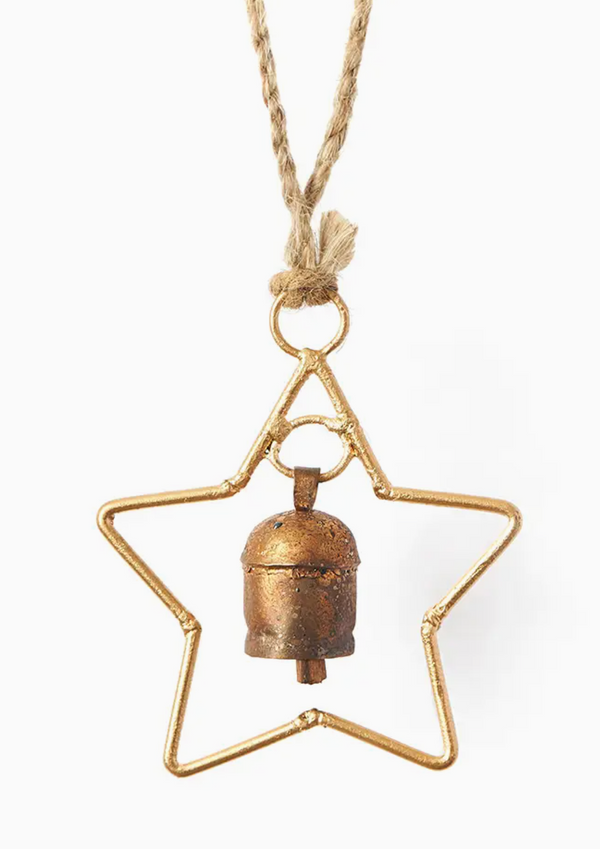 Air Element Wind Chime with Bell - Star (Small) - Sunnyside Gift Shop