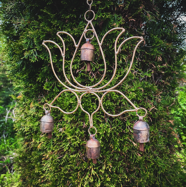Blooming Lotus Wind Chime - Mira Fair Trade - Sunnyside Gift Shop