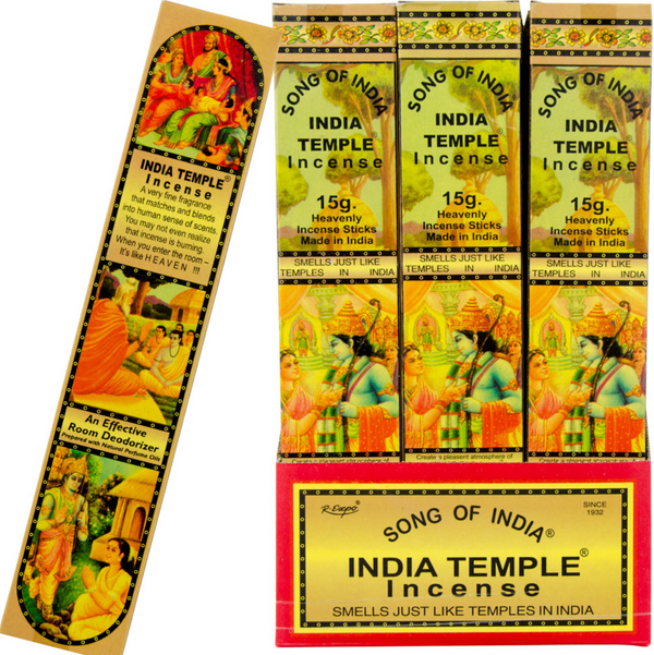 Song of India - India Temple Incense 15 gr - Sunnyside Gift Shop