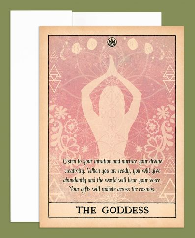The Goddess Greeting Card - Sunnyside Gift Shop