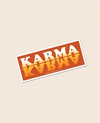 KARMA Mini Sticker - Sunnyside Gift Shop